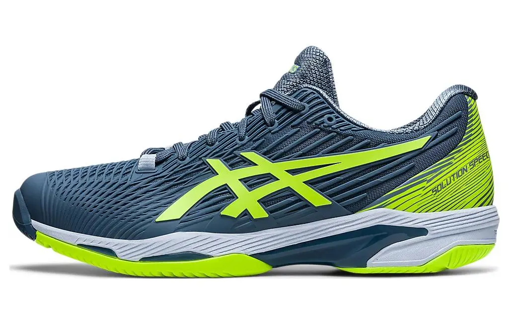 Asics Solution Speed FF 2 'Steel Blue Hazard Green' US M 12