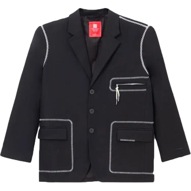 LINING Business Suits Men Black - POIZON