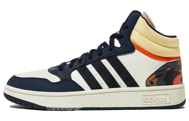Adidas Hoops 3.0 Mid 'Black Ivory Camo' US M 7