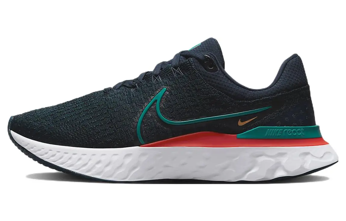 Nike React Infinity Run Flyknit 3 Obsidian Bright Spruce US M 11.5 - POIZON
