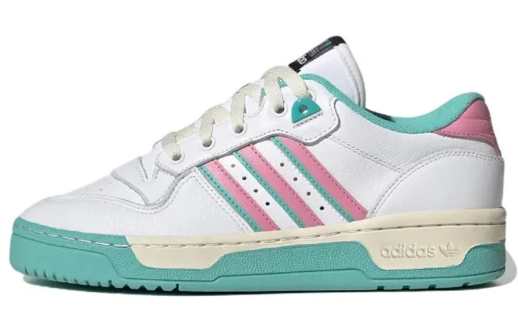 Adidas Originals Rivalry Low White Bliss Pink Mint Rush - POIZON