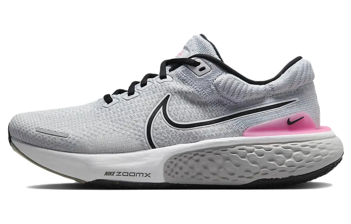 Nike ZoomX Invincible Run Flyknit 2 Light Smoke Grey Hyper Pink - POIZON