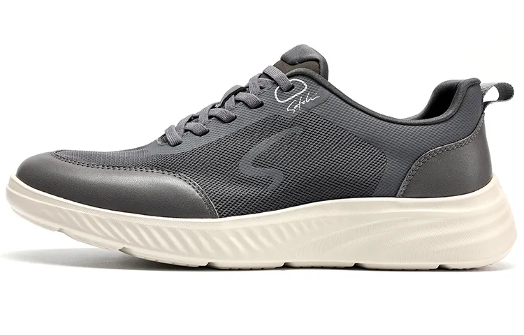 Satchi Casual Shoes Men Low-Top Gray - POIZON