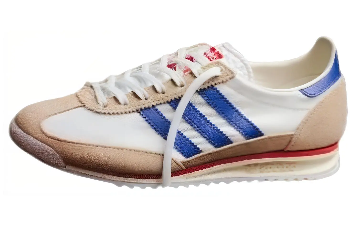Adidas SL72 OG White Royal Red - POIZON