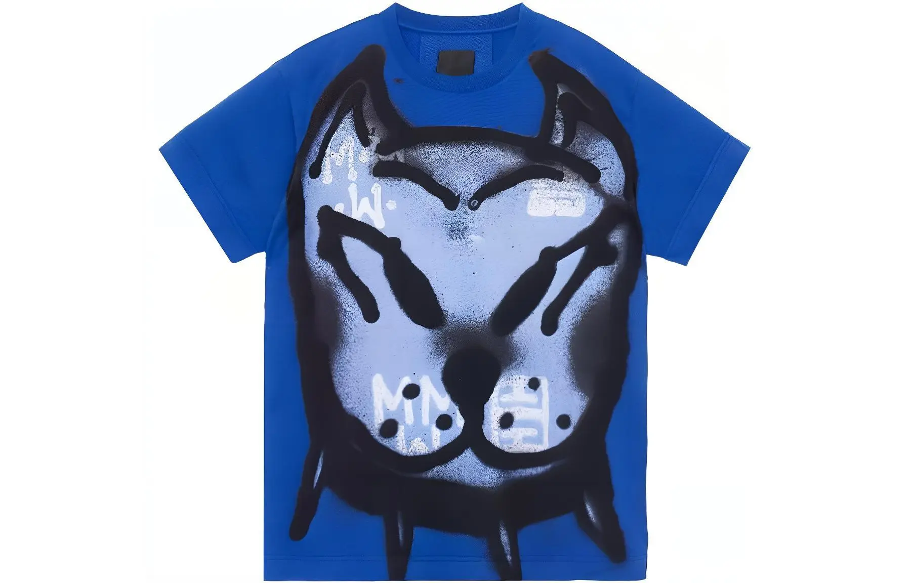 Givenchy X Chito SS22 Oversized Logo-Embroidered T-Shirt Blue - POIZON