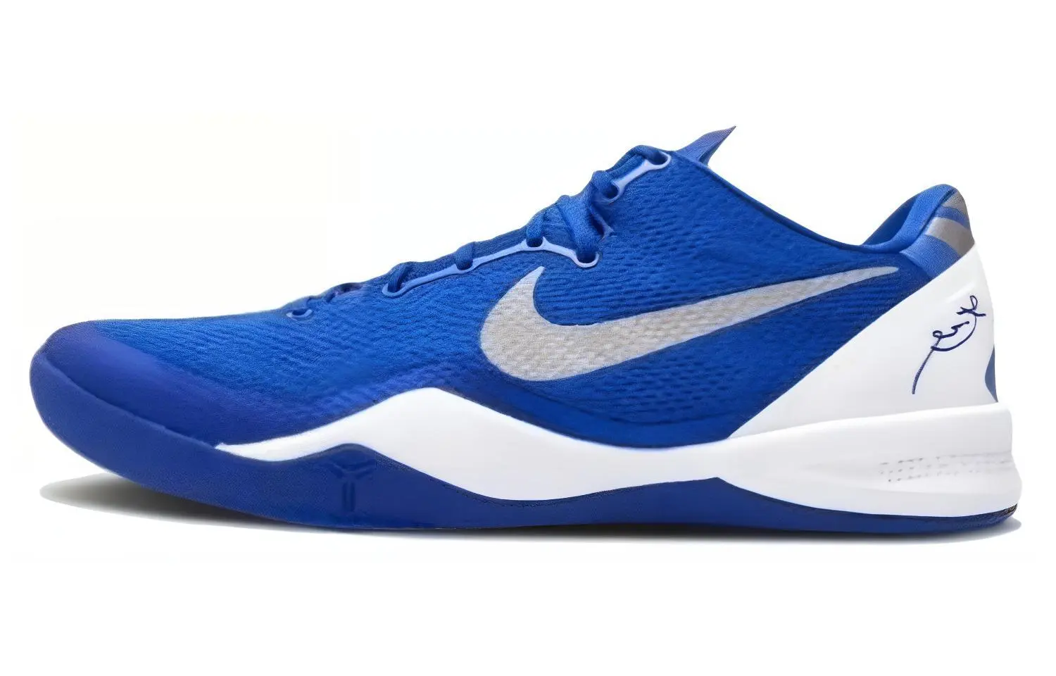 Nike Kobe 8 Basketball Shoes Men Low-top Blue/white/gray - POIZON