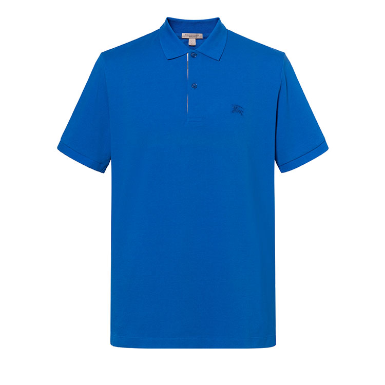 Burberry Men s Casual Sport Short Sleeve Polo Shirt Blue Cheap Rcj Jordan Outlet