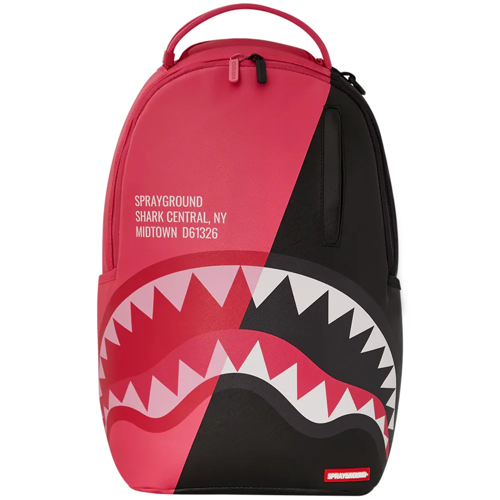 SPRAYGROUND PVC Backpack Unisex Rose Red - POIZON