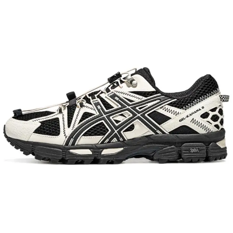 Asics Gel Kahana 8 FL Low Top Trail Running Running Shoes Men's Black ...