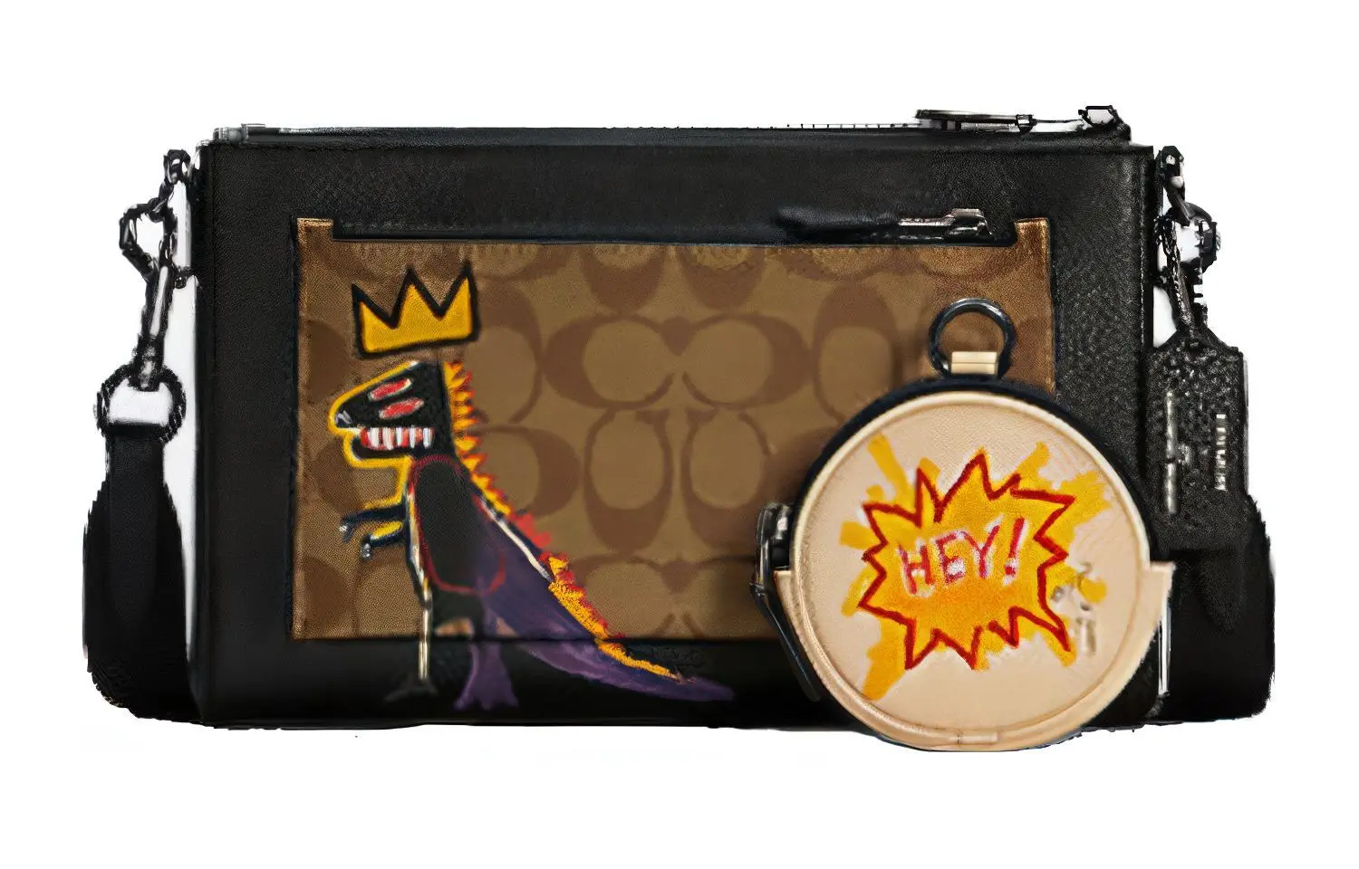 Jean-michel Basquiat X COACH Holden Crossbody Bags - POIZON