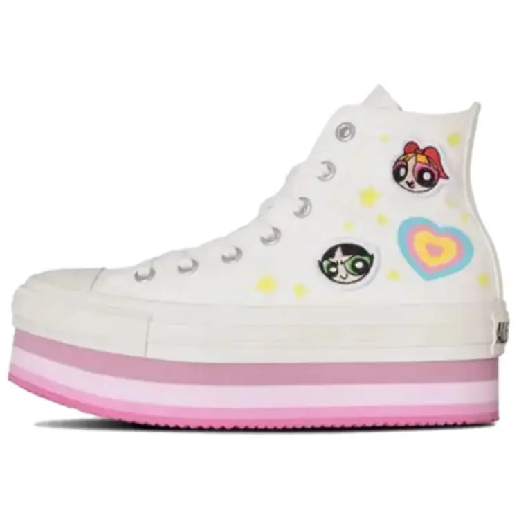 Converse Chuck Taylor All Star Chunkyline Hi The Powerpuff Girls White ...