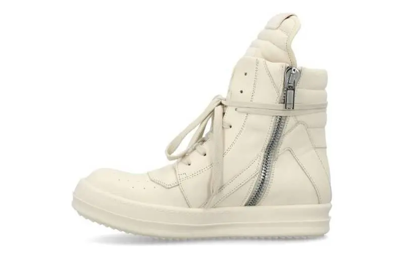 RICK OWENS Geobasket Milk Women's White Original Shoe Box Included US W ...