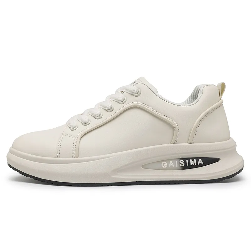 GAISIMA Casual Shoes Men Low-Top White Khaki 41 - POIZON
