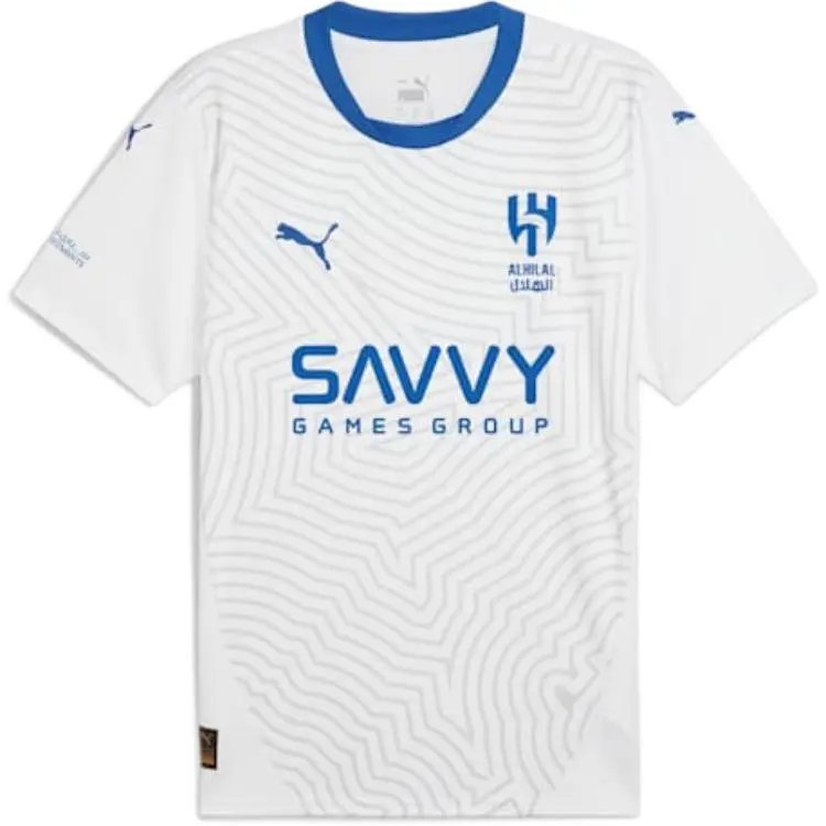 Puma DRYCELL Football Jersey Men White And Blue Color Scheme - POIZON