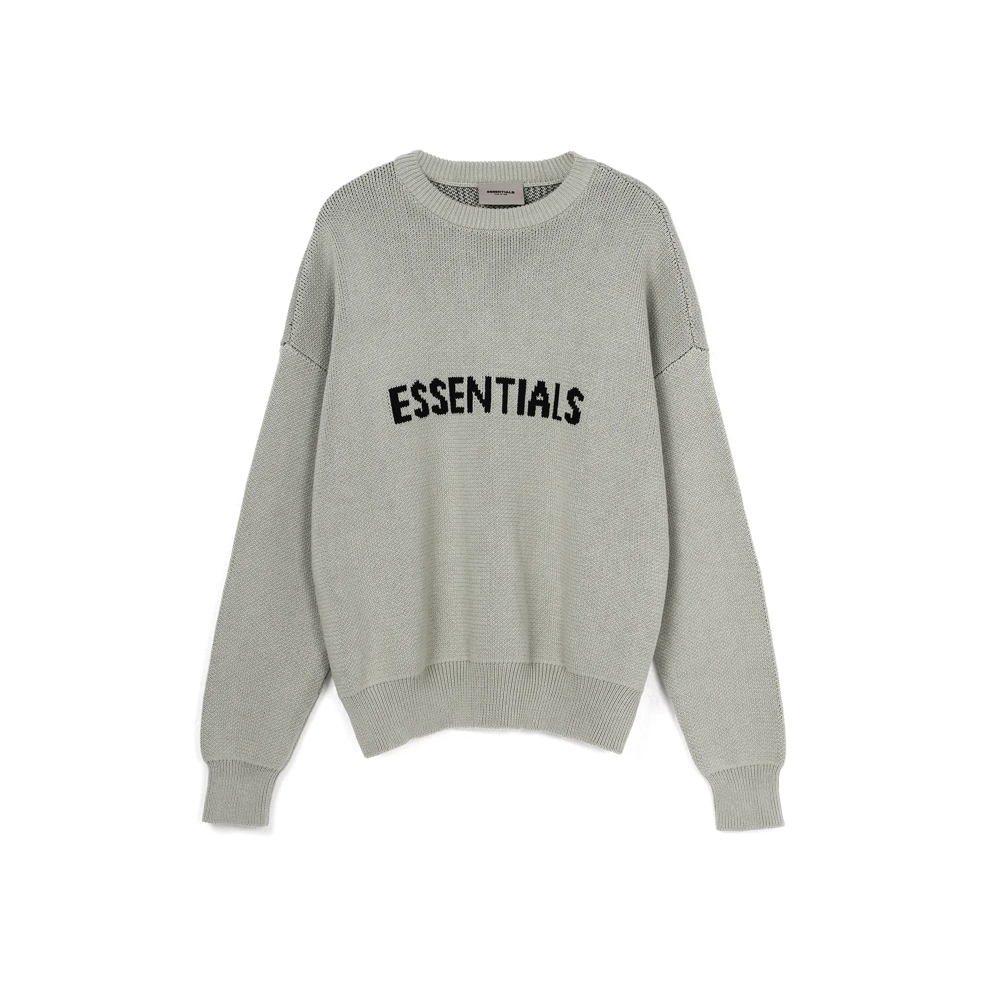 Fear of God Essentials SSENSE Exclusive Pullover Sweater Concrete - POIZON
