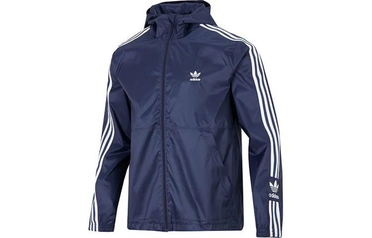 Adidas Originals Jackets Men Navy Blue - POIZON
