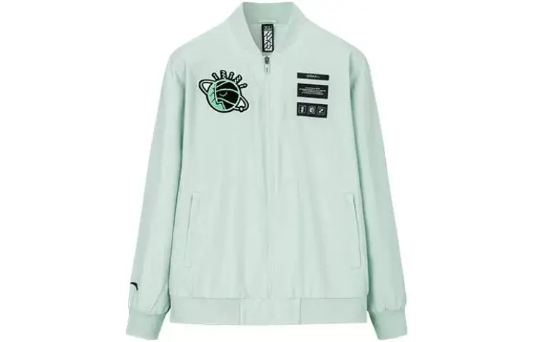ANTA Basketball Collection Jackets Men Mugwort Green - POIZON