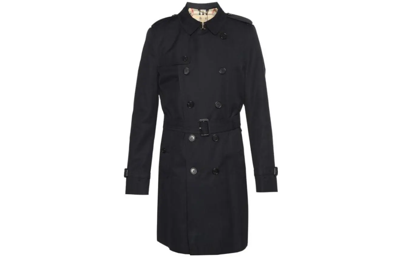 Burberry Trench Coats Men Black - POIZON