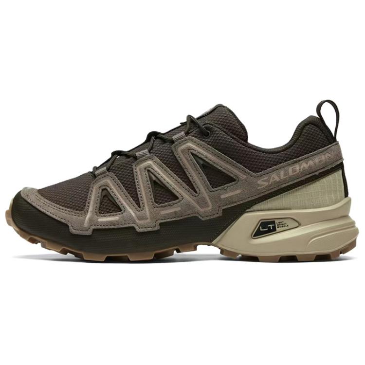 SALOMON Speedcross 3 Running Shoes Unisex Low top Magpie Brown Pepper White Earth Brown US M 11