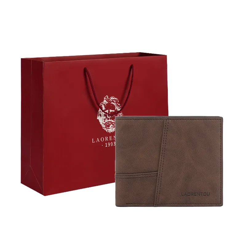 Old man's head Wallets Coffee - POIZON