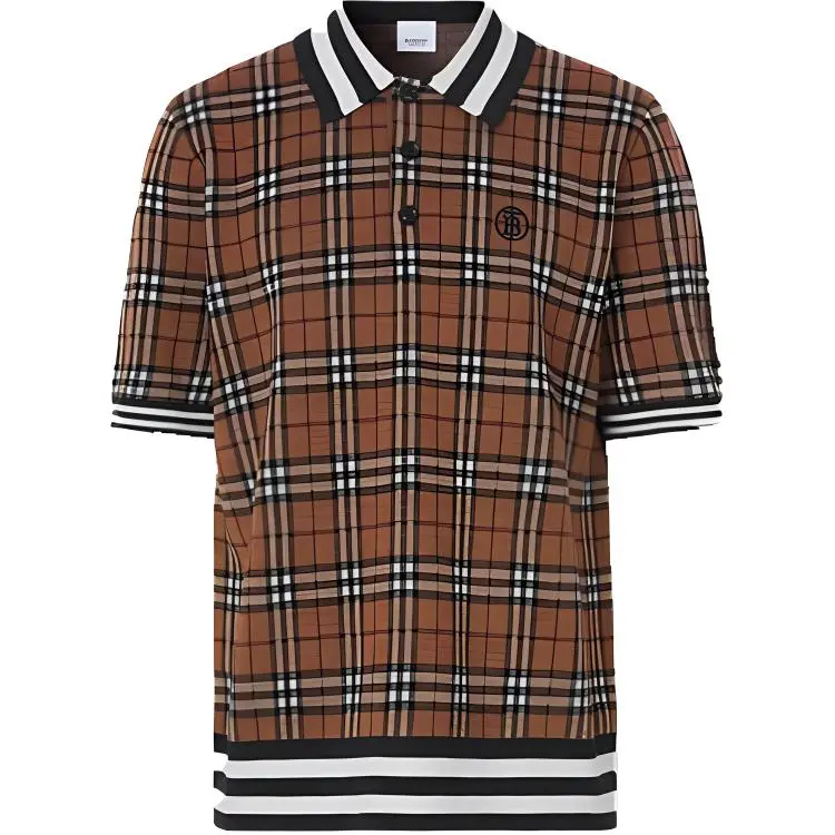 Burberry Polo Shirt Men Brown - POIZON
