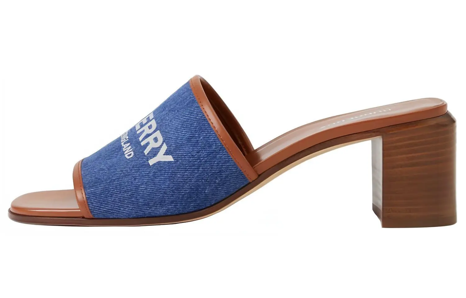 Burberry Slide Slippers Women's Blue - POIZON