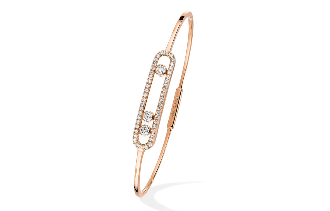 MESSIKA Bangles Women's Rose Gold - POIZON