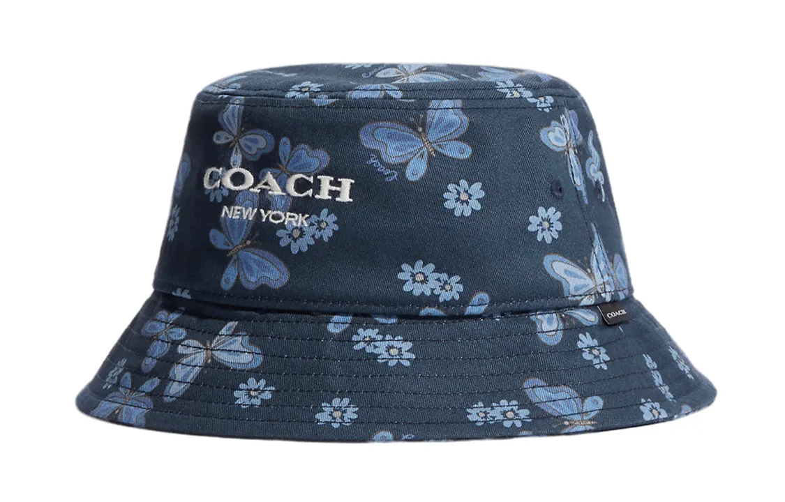 COACH Bucket Hats Unisex Blue - POIZON