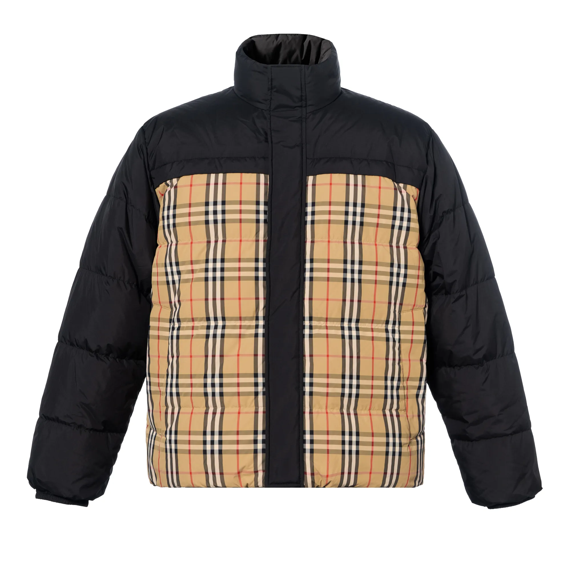 Burberry Vintage Check-pattern Reversible Padded Jacket - POIZON