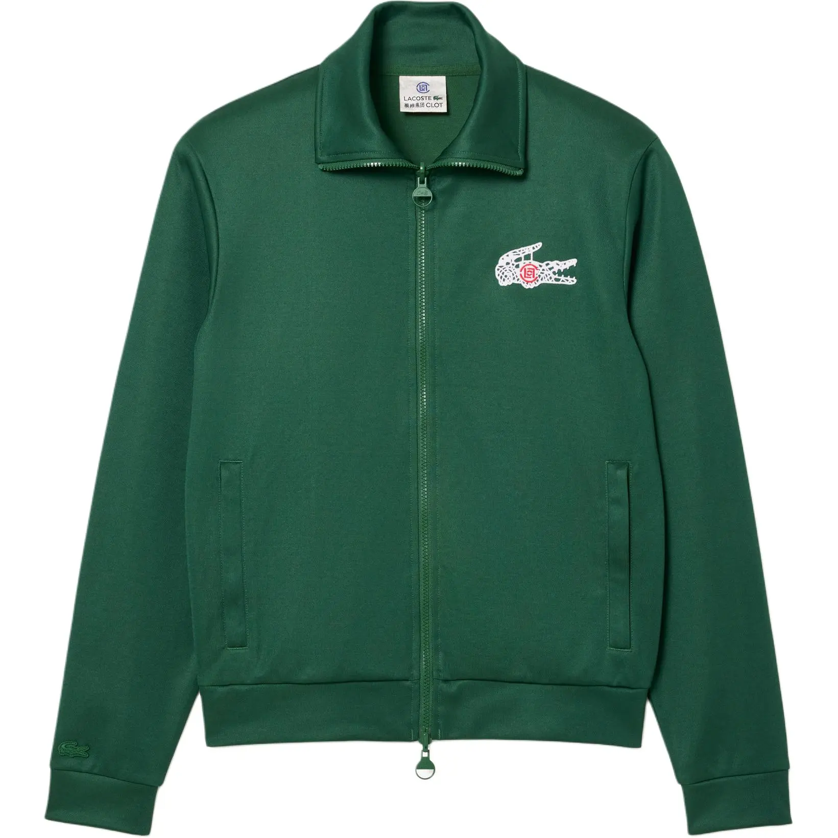 Lacoste X CLOT LACOSTE Collaboration Jacket Unisex Green - POIZON