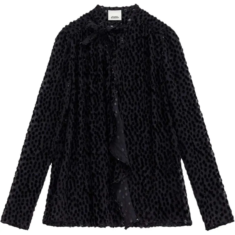 ISABEL MARANT Utah Semi-sheer Blouse - POIZON
