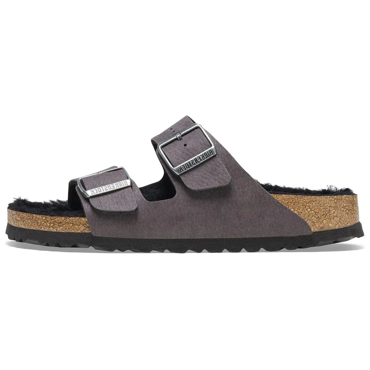 Birkenstock Arizona Shearling Series Slide Slippers Unisex - POIZON