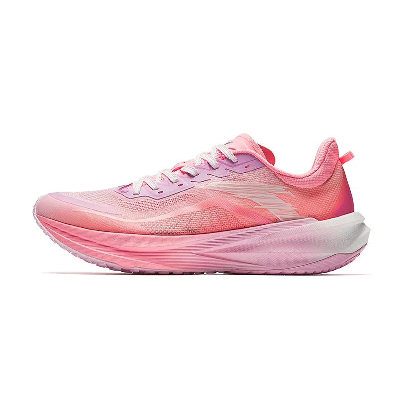 ANTA Running Shoes Men Low-Top Translucent Sugar Pink/Fluorescent Cool ...