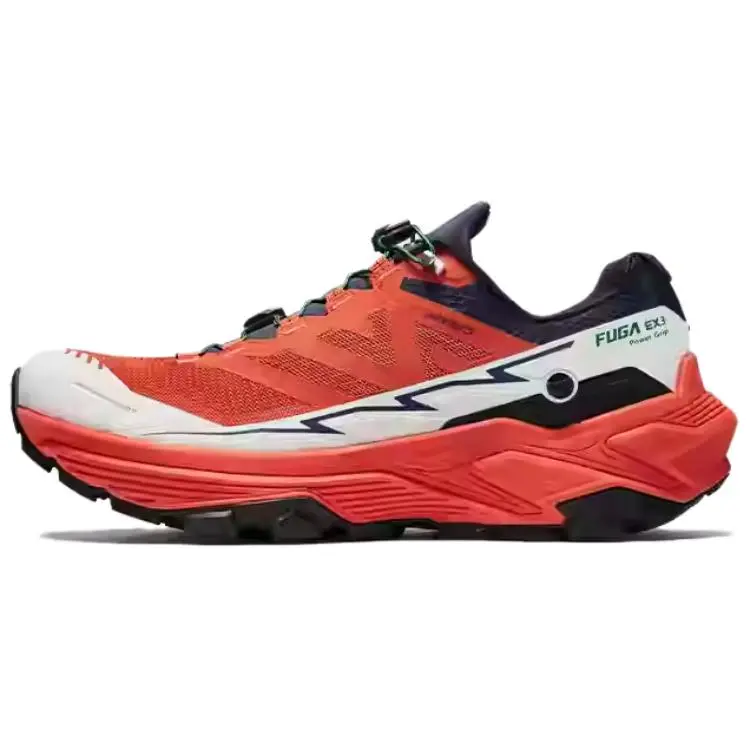KAILAS FUGA EX3 Running Shoes Men Low-Top Orange/Unbleached Natural ...
