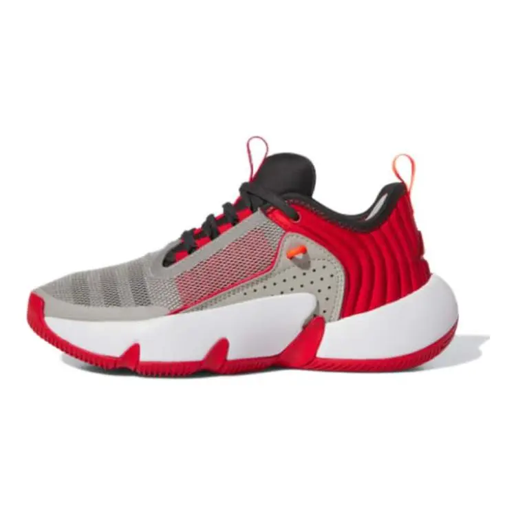 Adidas Trae Unlimited Little Kid 'Metal Grey Better Scarlet' Metal Grey ...