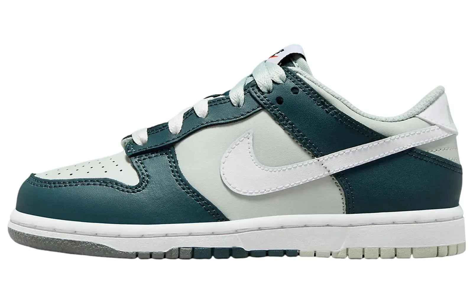 Nike Dunk Low 'Split Deep Jungle' GS Deep Jungle/White/Light Silver ...