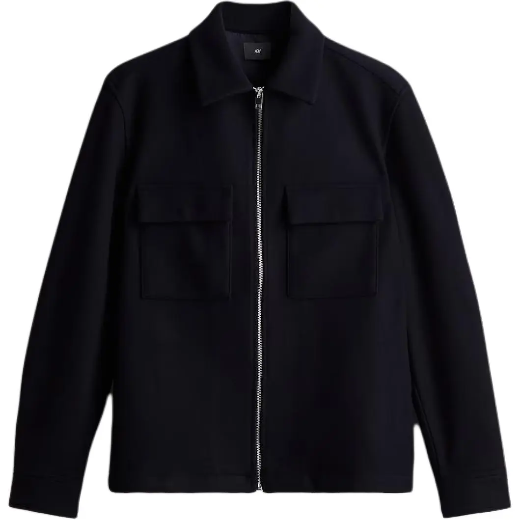 H&M Jackets Men Marine Blue - POIZON