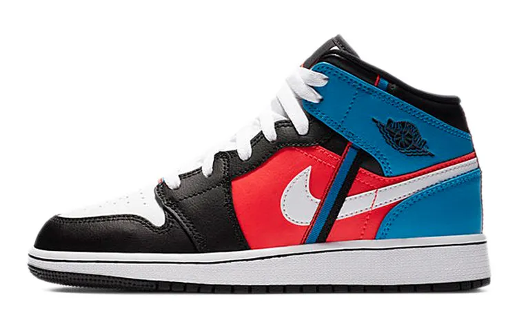 Jordan 1 Mid Tri Color Ribbons GS - POIZON