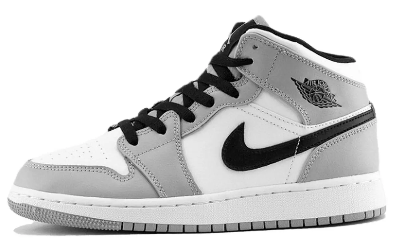 Jordan 1 Mid Light Smoke Grey GS US 4.5Y