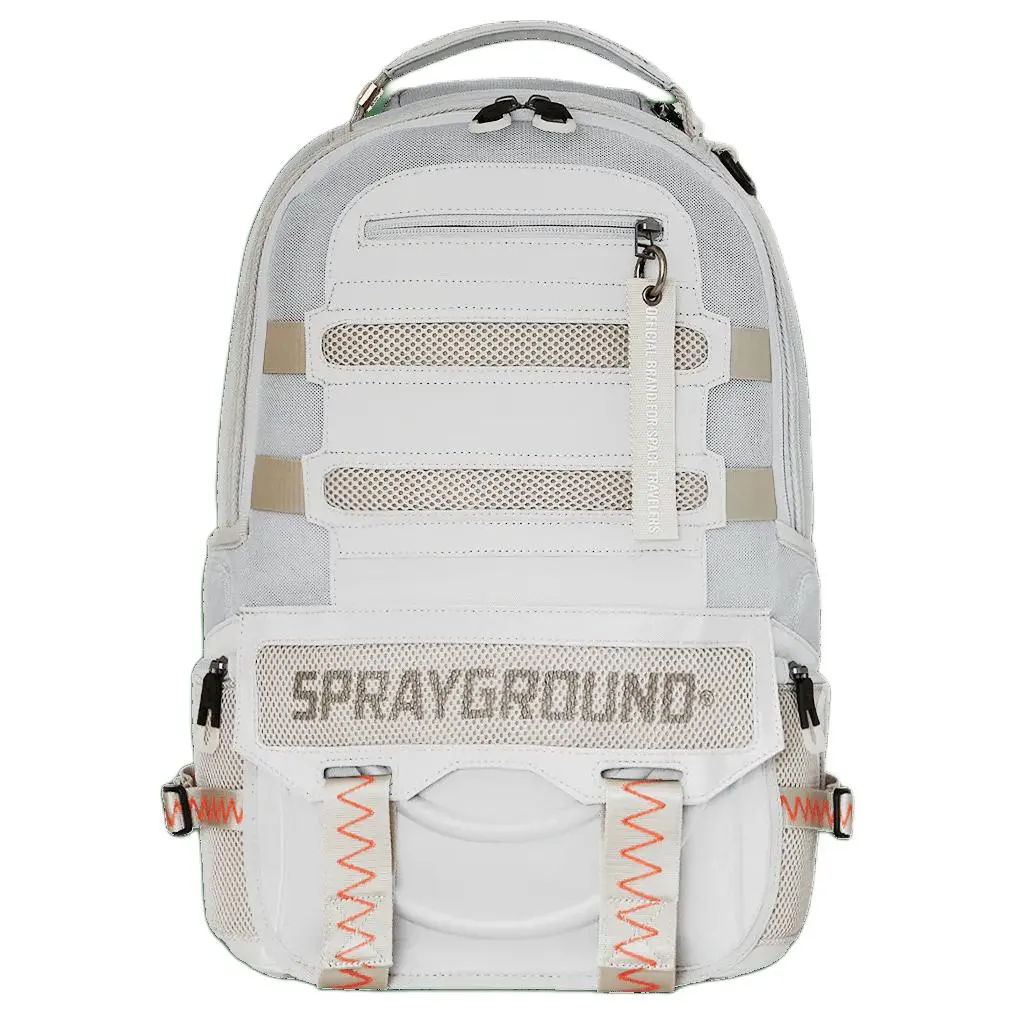 SPRAYGROUND Backpacks Gray White - POIZON