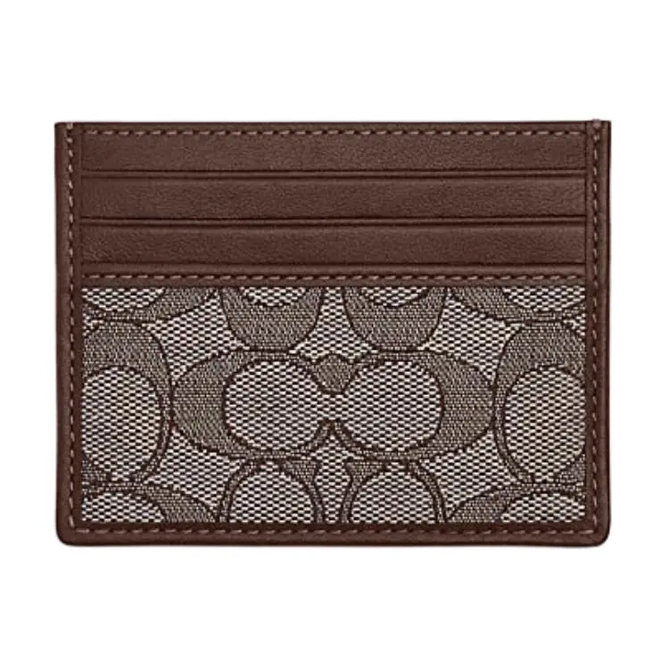 COACH Card Holders Oak With Maple Tree Color - POIZON