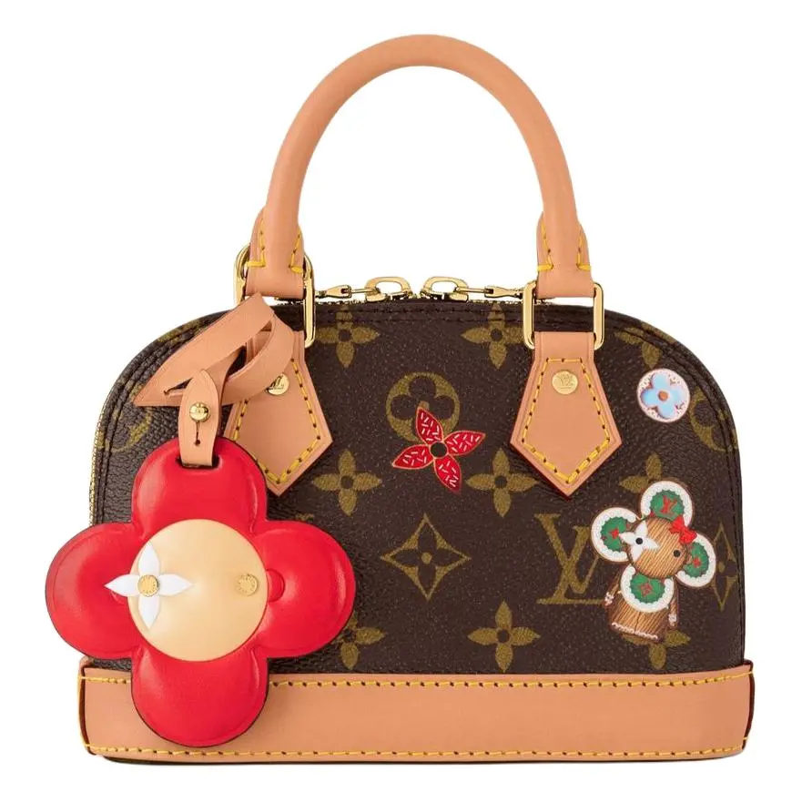 LOUIS VUITTON Nano Alma Monogram/Candy Red - POIZON