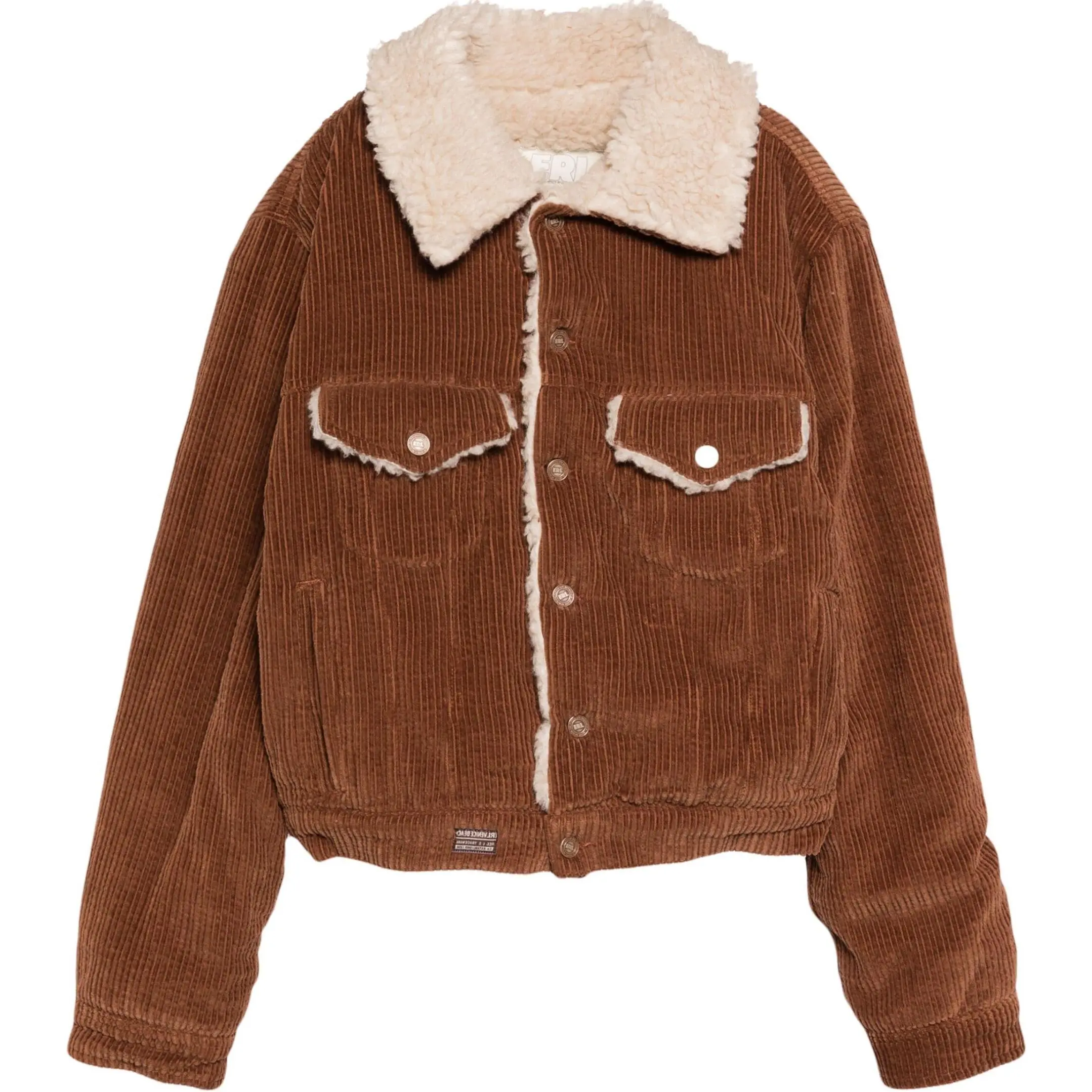 ERL Corduroy Shearling Jacket - POIZON