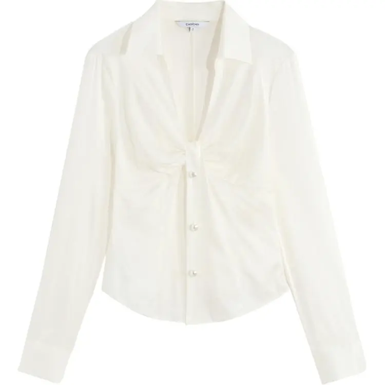 Bebe Shirts Women's White - POIZON
