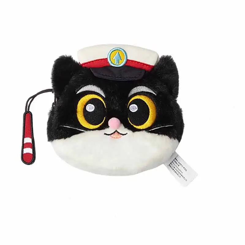 On the beauty of the film Coin Purses Black Cat Police Chief-Plush ...