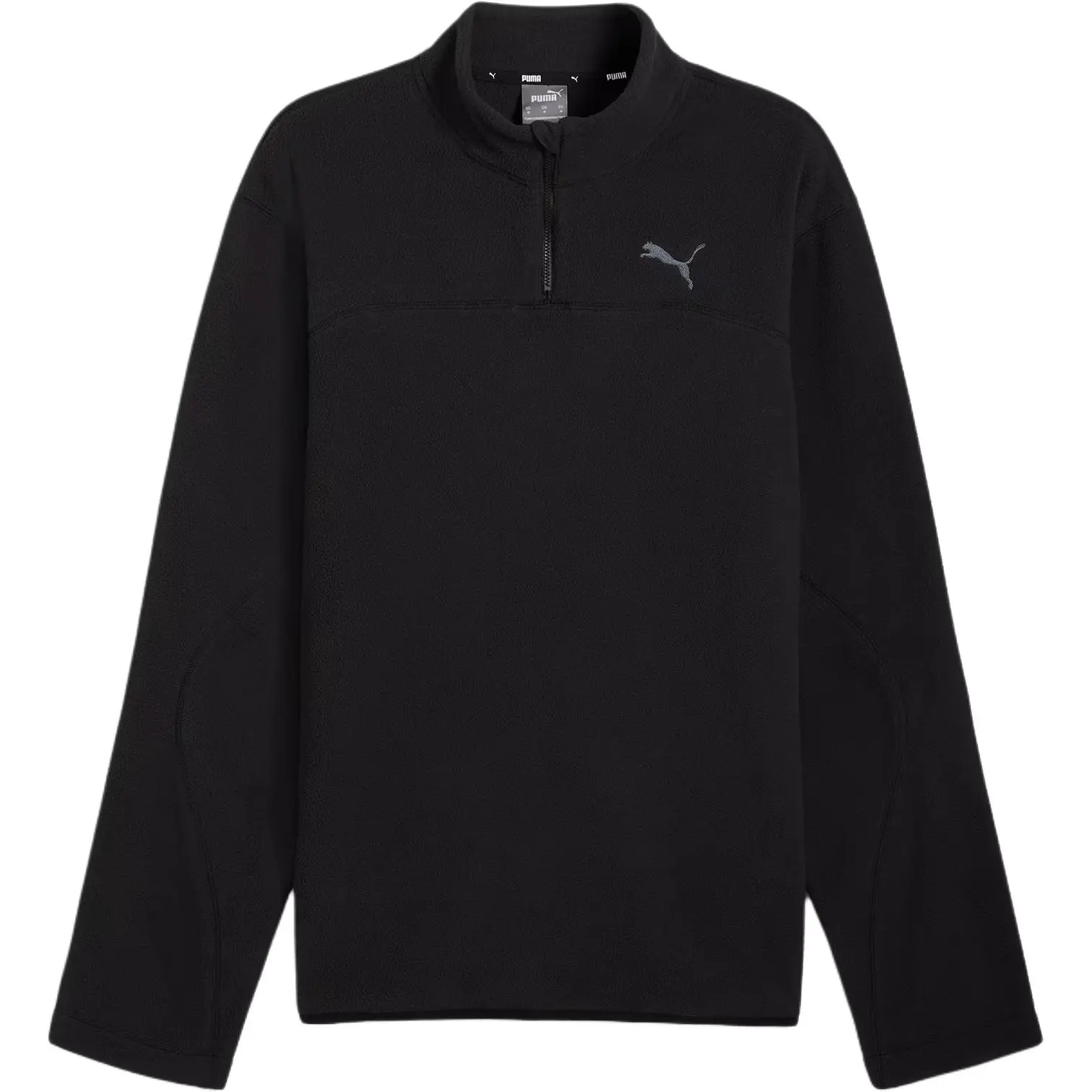 PUMA Quarter Zip Sweatshirts Men Black - POIZON