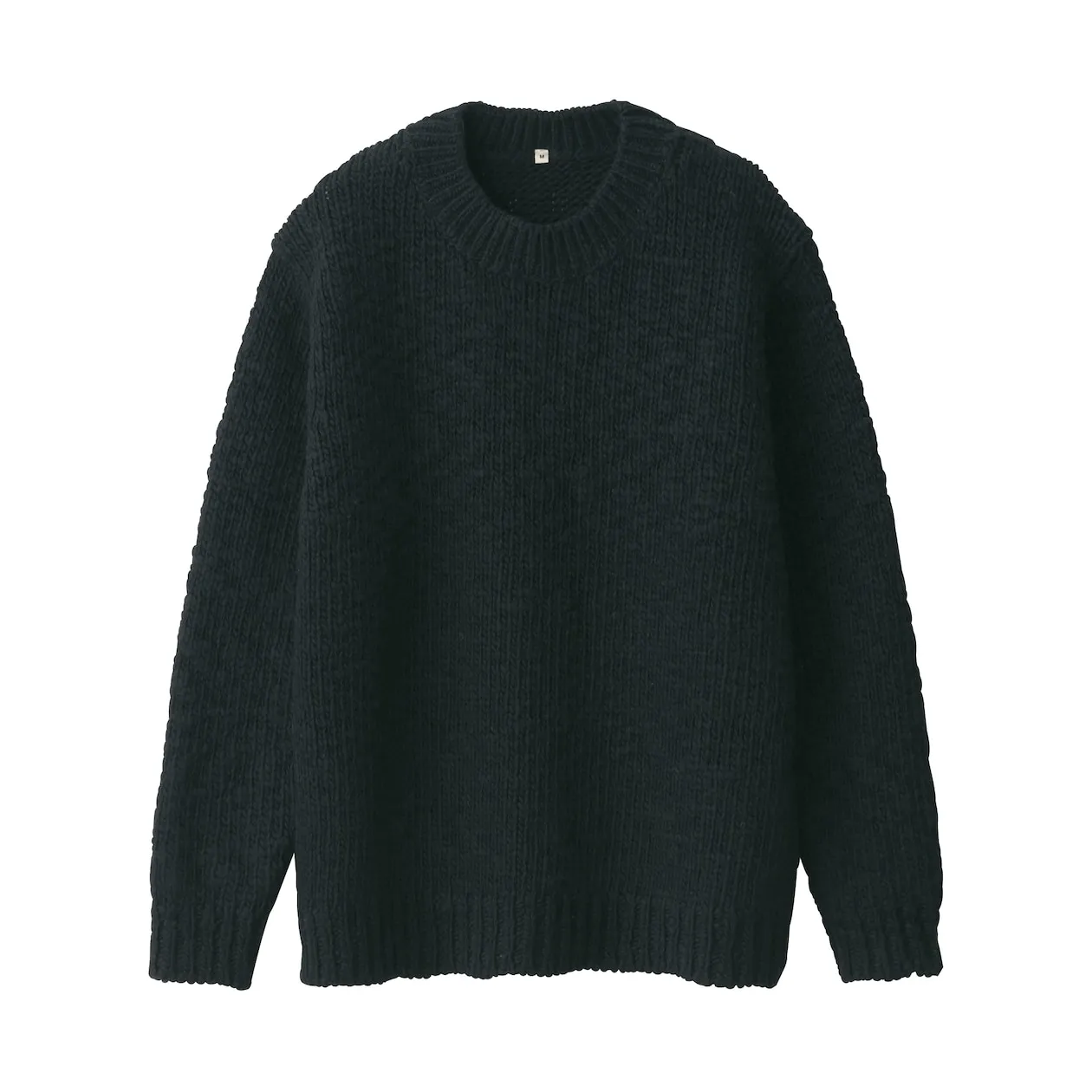 MUJI LABO Series Sweater Women's Black - POIZON