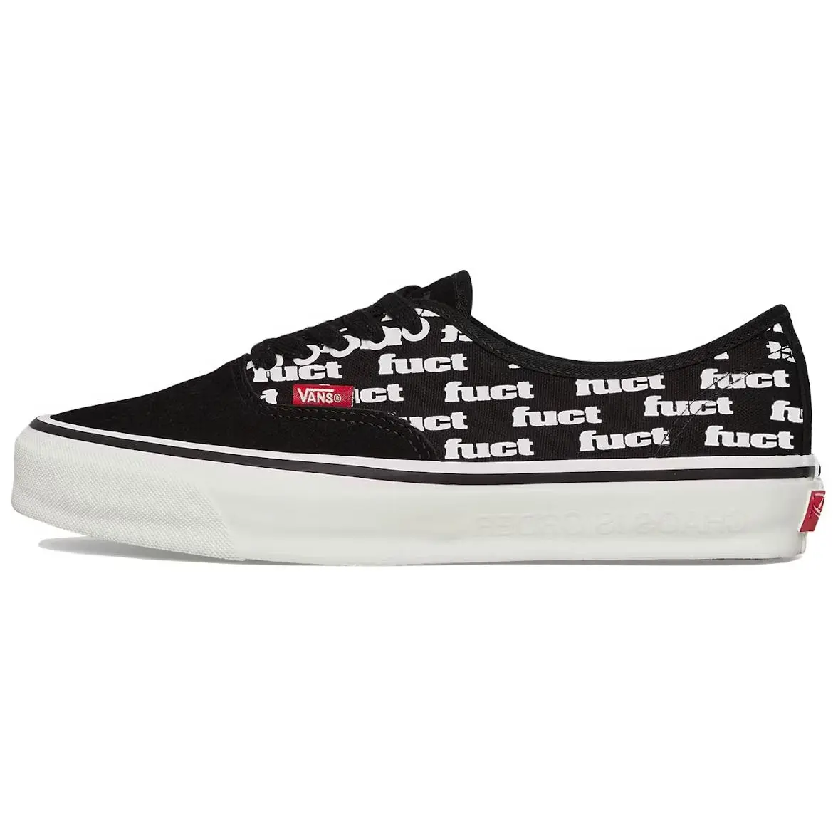 Vans Authentic Reissue 44 Lx Fuct X Slam Jam Black Marshmallow - POIZON