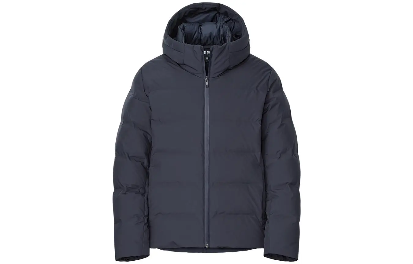UNIQLO Down Jackets Men Navy Blue - POIZON