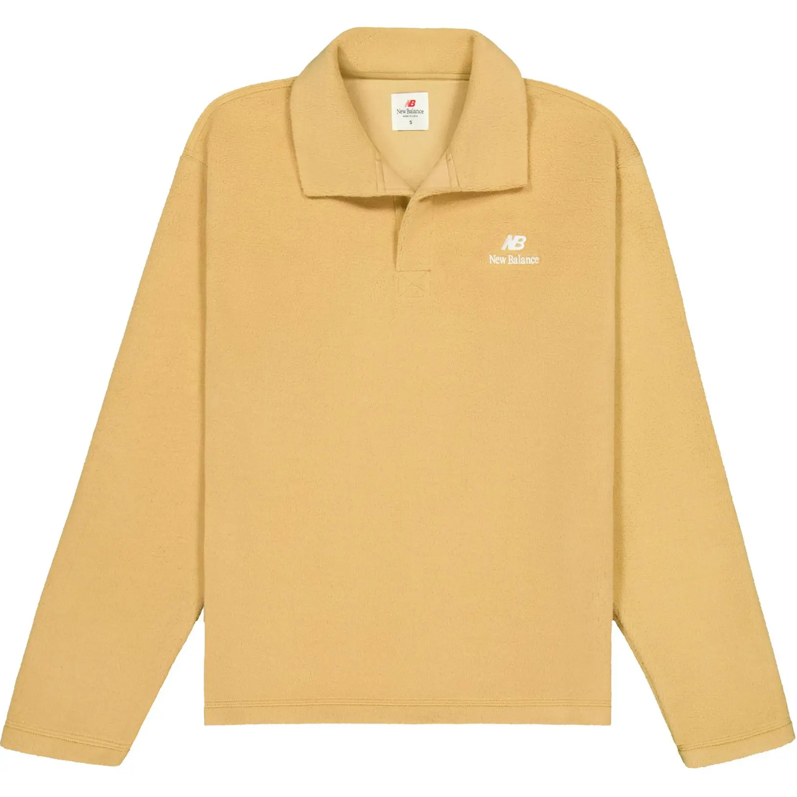 New Balance Made in USA Polo Shirts Men Dark Beige - POIZON